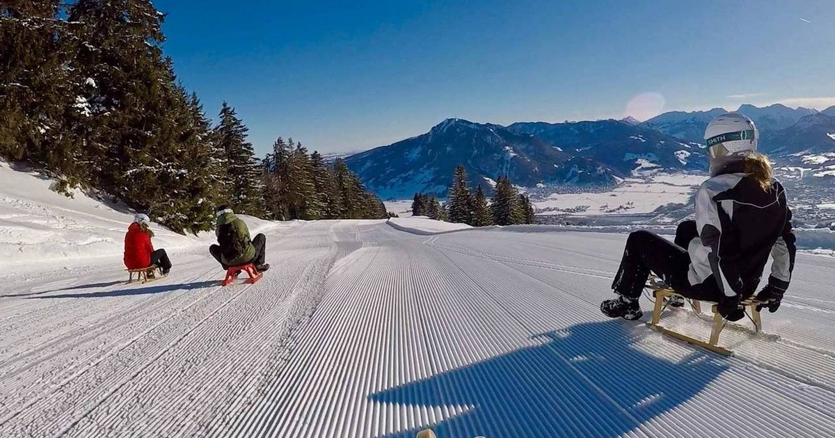 Rodeln am Mittag - Rodelwelten