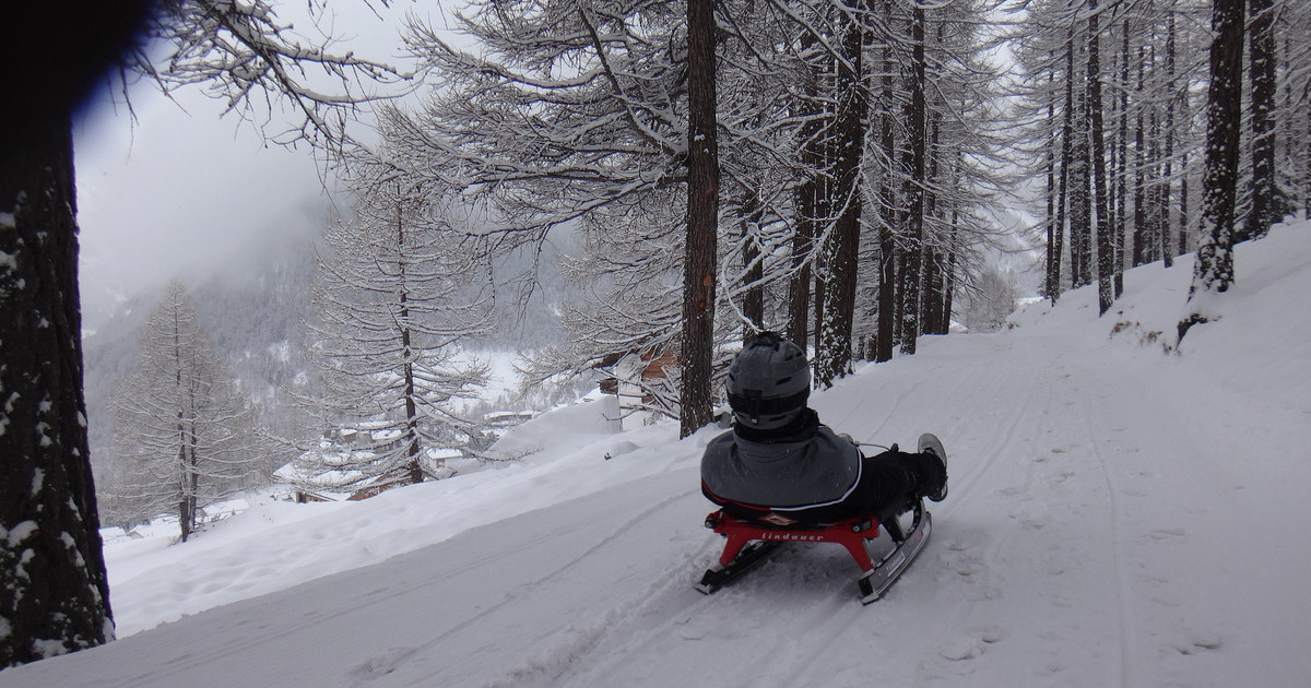 Rodelbahn Saas-Fee - Rodelwelten